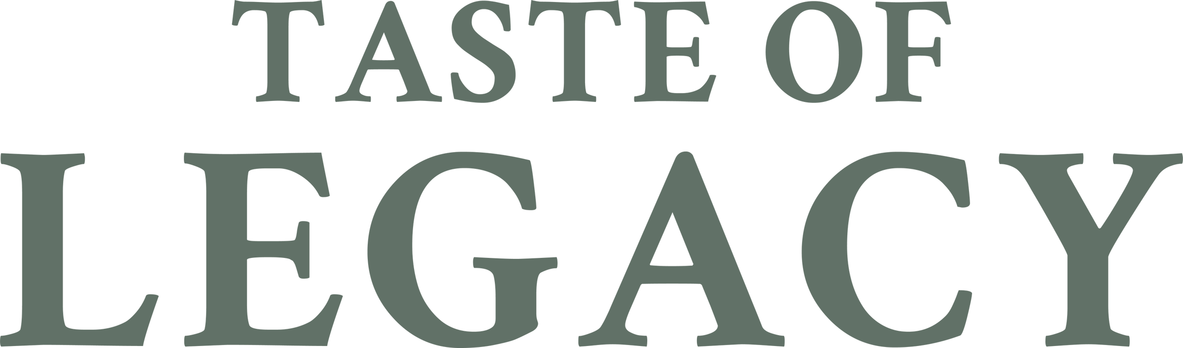 Taste of Legacy logo
